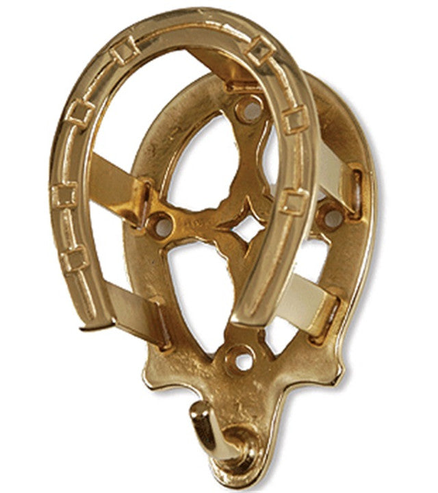 Brass Bridle Bracket Hook — The Hitching Post Tack Shop