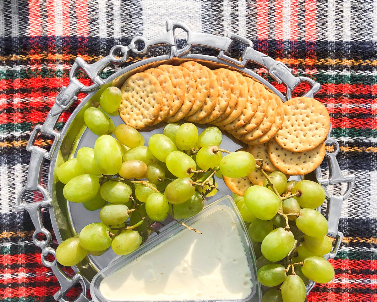 Arthur Court - Equestrian Round Tray 12 — The Hitching Post Tack Shop